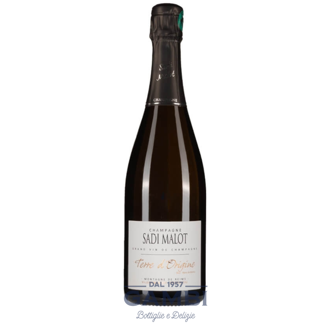 Champagne Blanc de Blancs Terre d'Origine Sadi Malot 75 cl buy online ...